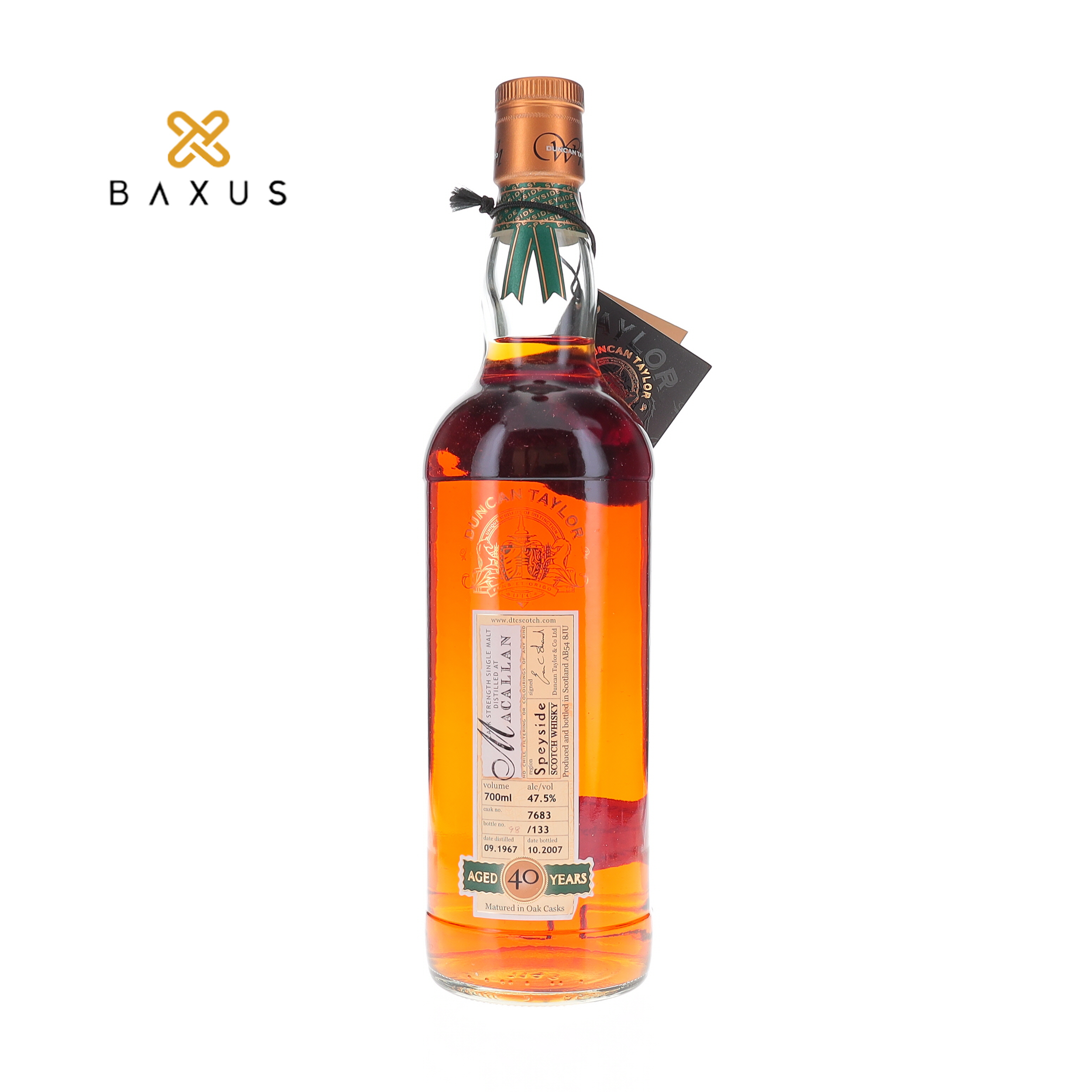 BAXUS - Macallan 1967 40 Year Old Single Cask #7683