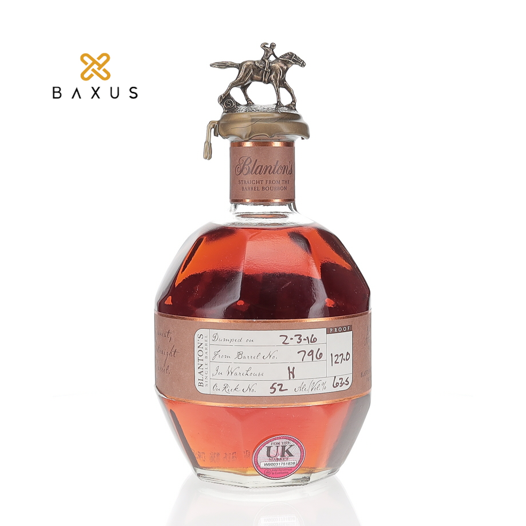 BAXUS - Blanton's Straight From the Barrel 2021 Bottling