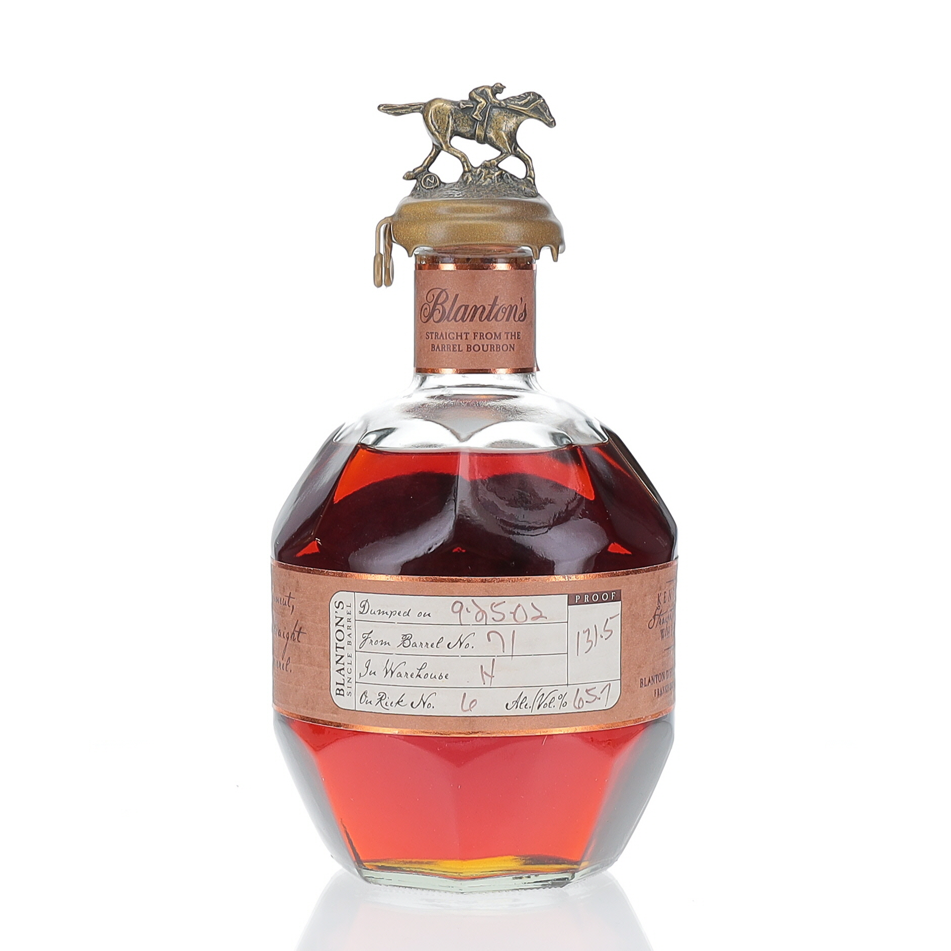 BAXUS - Blanton's Straight From the Barrel 2002 Bottling